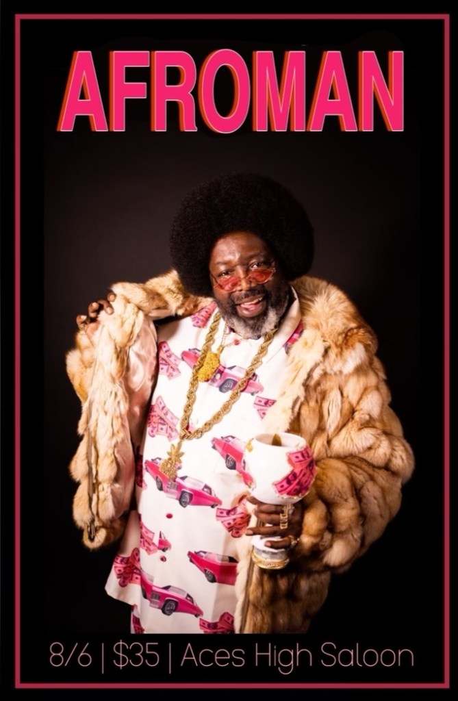 Afroman - ACES HIGH SALOON | Bar, Restaurant, Live Music | Salt Lake ...
