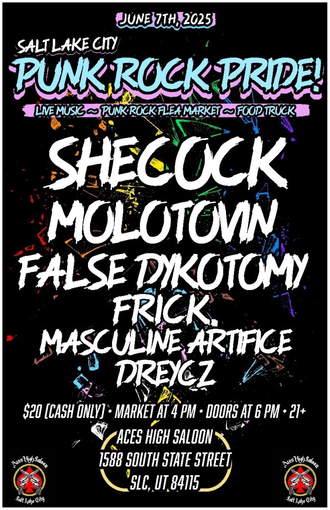Punk Rock Pride - Shecock, Molotovin, False Dykotomy, Frick., Masculine ...